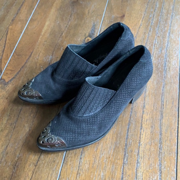 Free People | Shoes | Free People Filigree Metal Toe Tip Booties | Poshmark